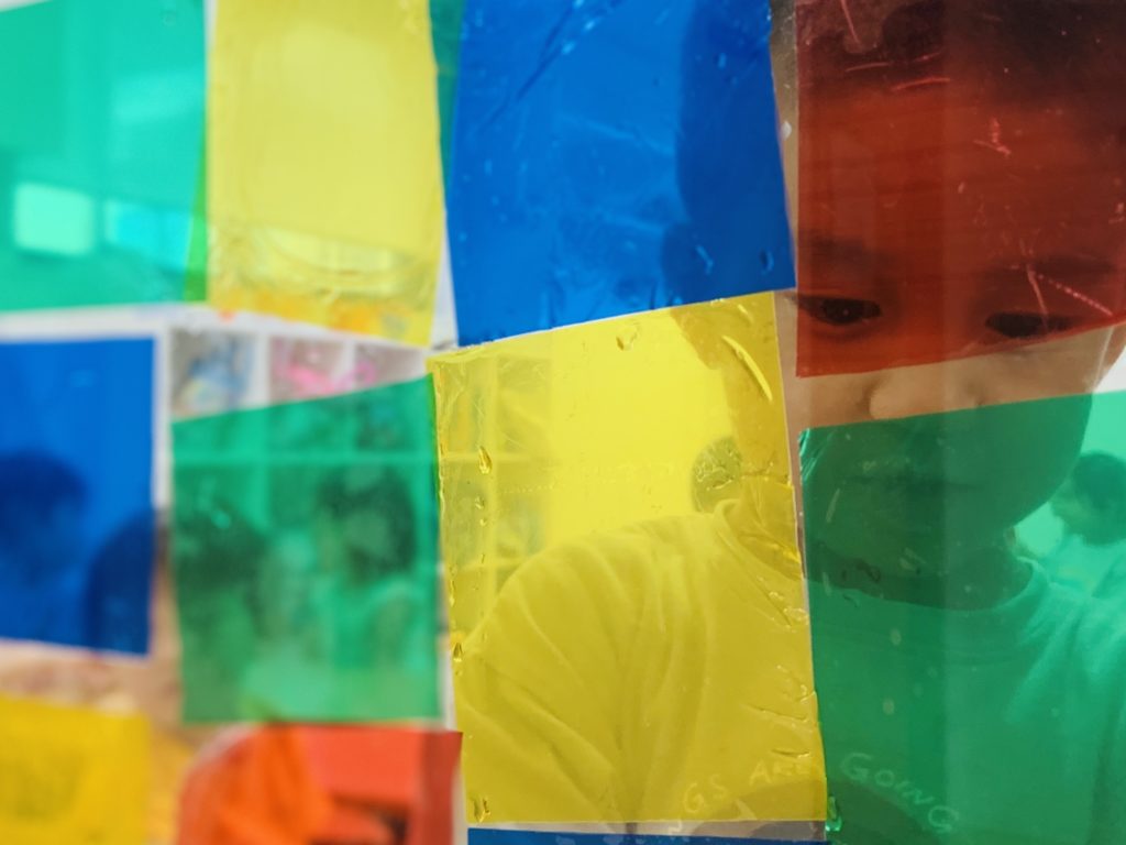 Cellophane Art Preaccess 9/11 - Prime Academic Preschool上北沢校（PAP上北沢）